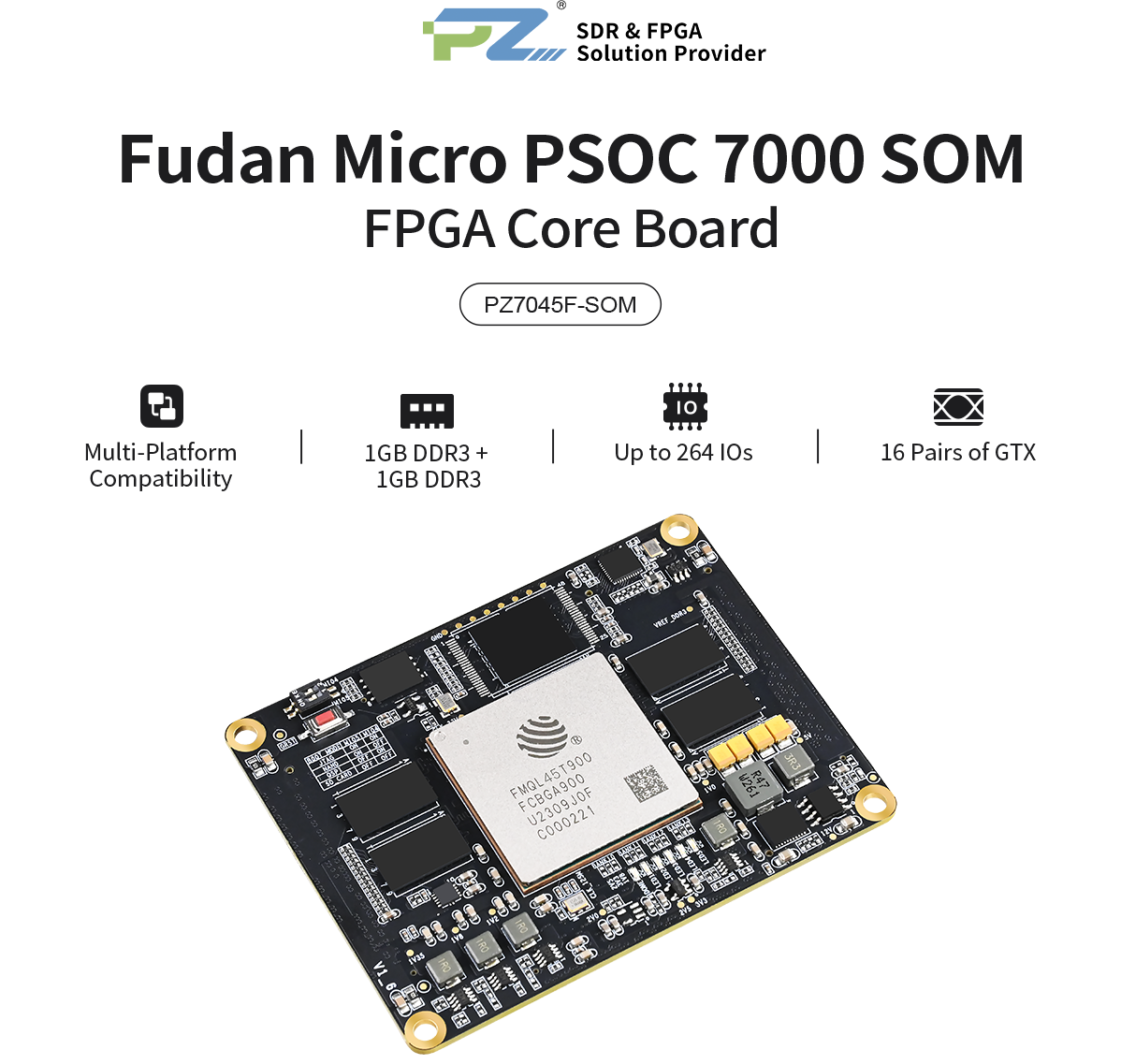 Puzhi FPGA Fudan Micro PSOC7000 7045 Core Board